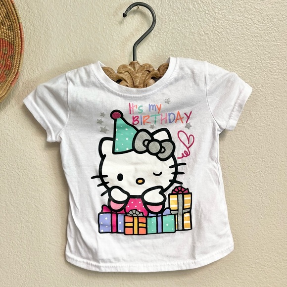 Hello Kitty | Shirts & Tops | Hello Kitty Birthday Tshirt | Poshmark
